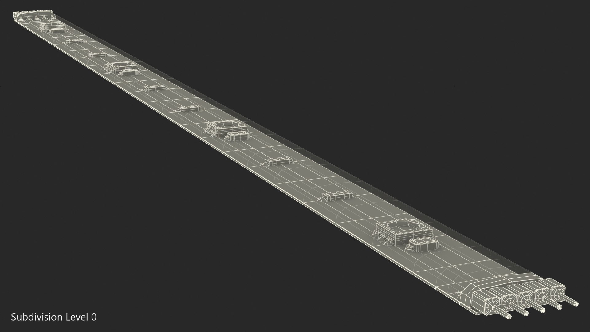 3D 3m 20cm Flexible Led Model - TurboSquid 1434224
