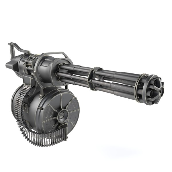 modelo 3d Fallout 4 Minigun - TurboSquid 1470391