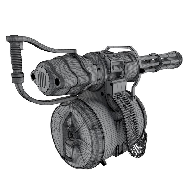 3D gun fallout model - TurboSquid 1470391