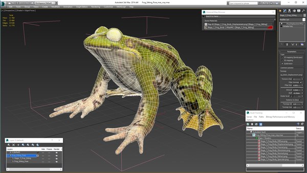 3D Frog Sitting Pose - TurboSquid 1737530