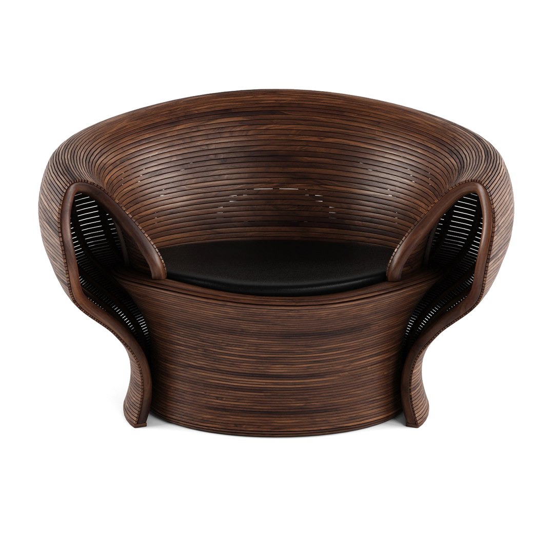 3D Steam 23 Walnut Steam Bent Chair By Bae Se Hwa - TurboSquid 1778464