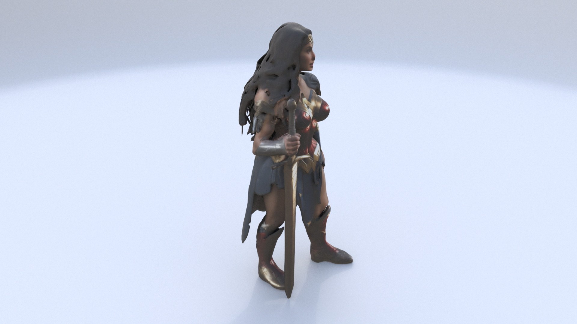 3D Wonder Woman - TurboSquid 2337225