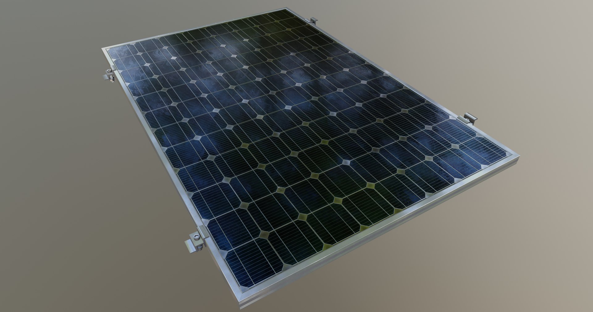 7-Solar Panel 100Wp 1010x670x30mm 3D - TurboSquid 2094675