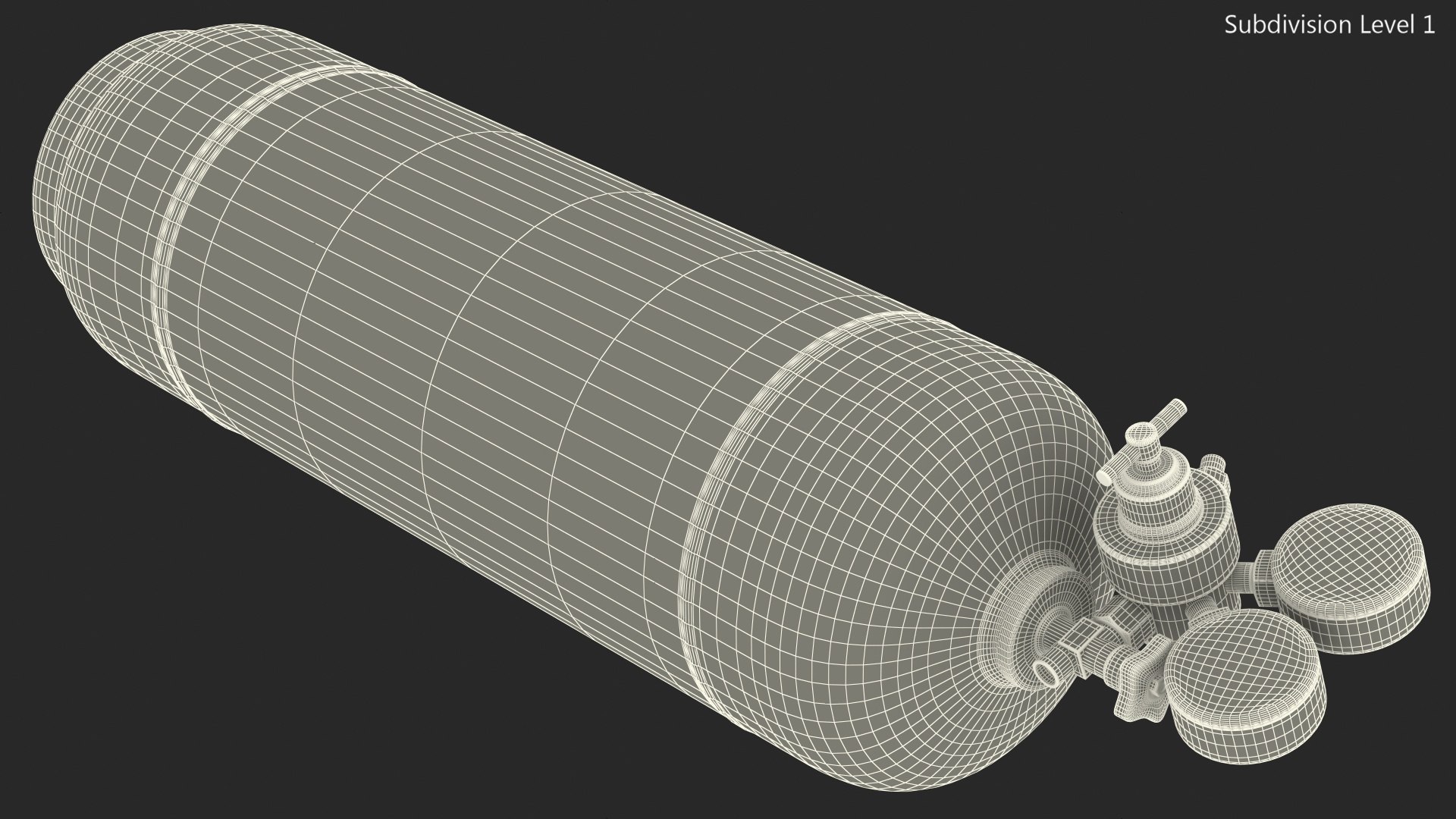 Acetylene gas cylinder regulator 3D model - TurboSquid 1623115
