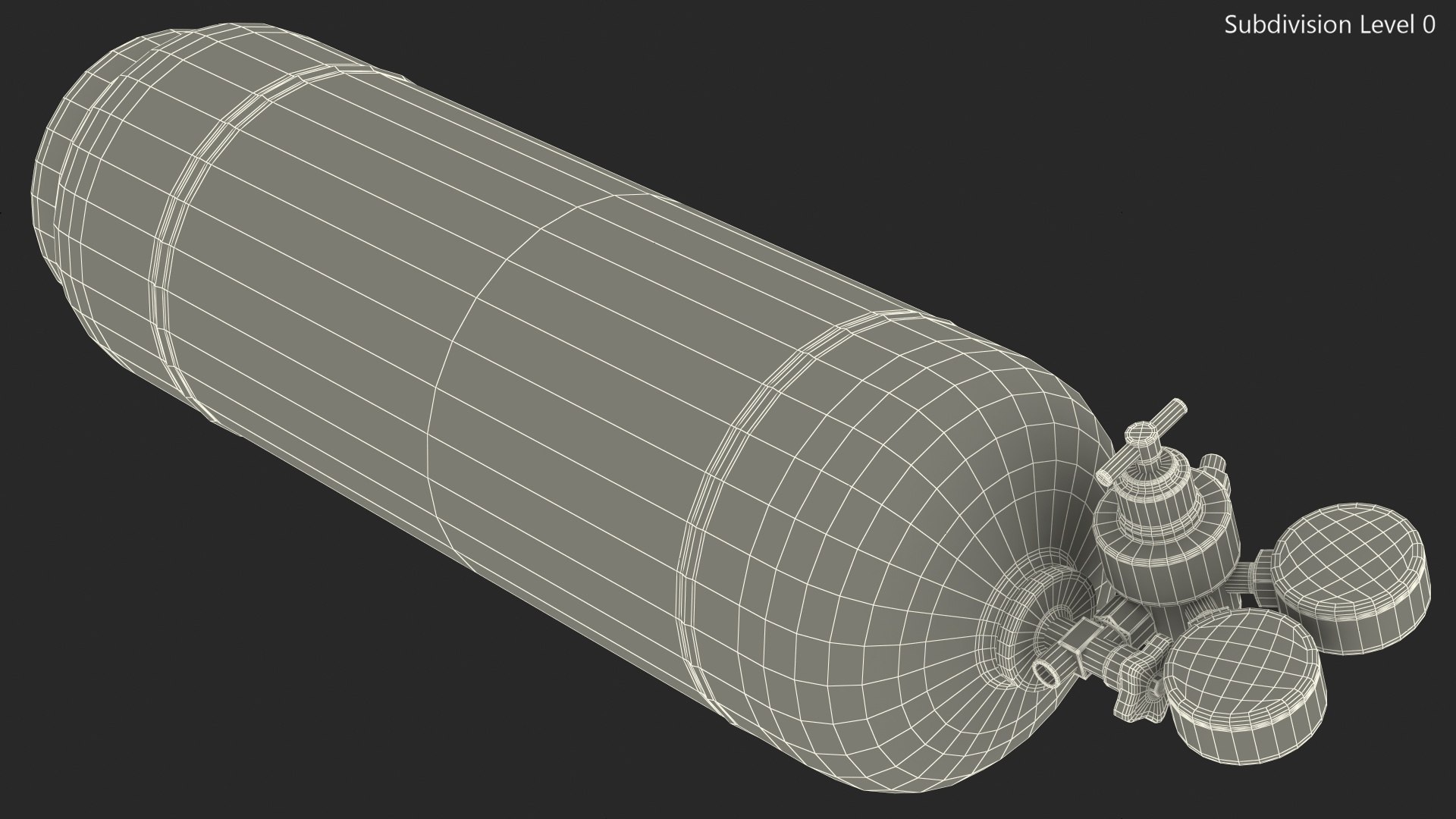 Acetylene gas cylinder regulator 3D model - TurboSquid 1623115