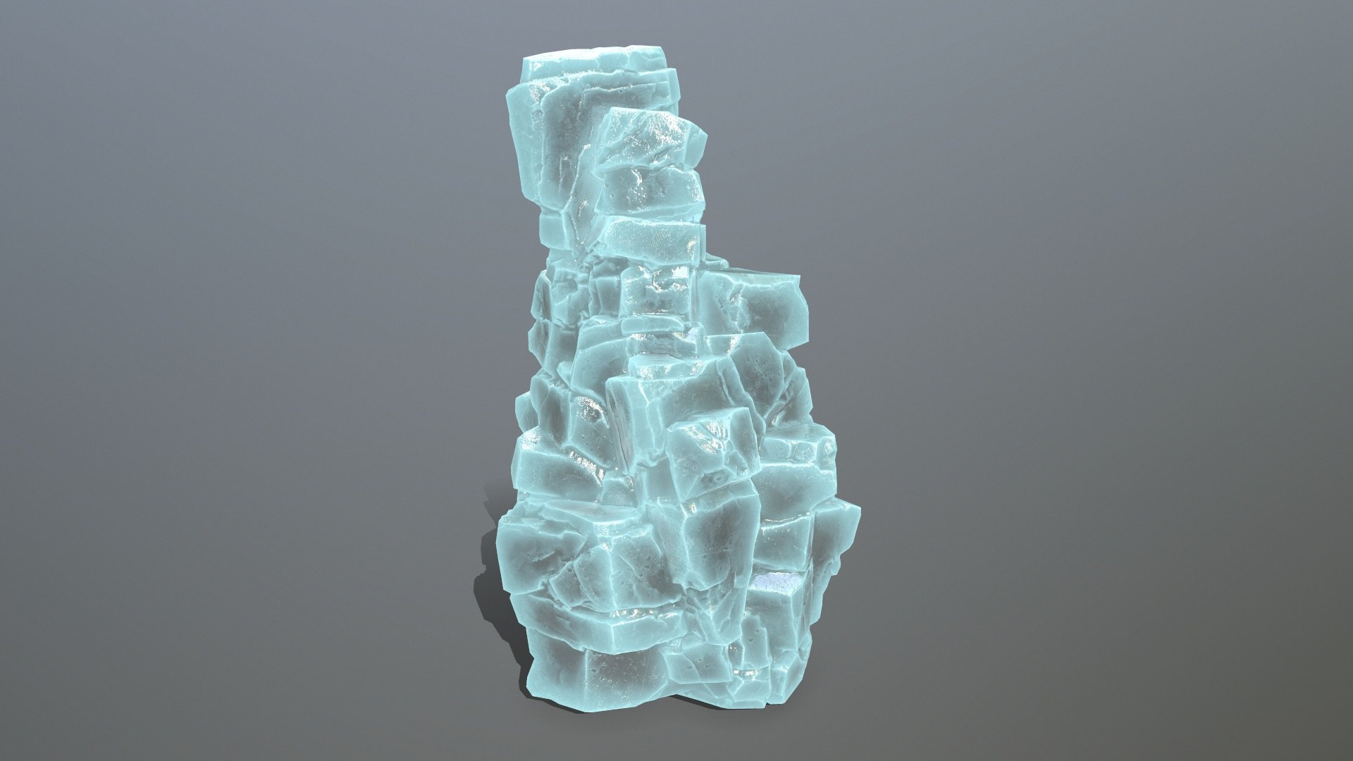 3D ice rock model - TurboSquid 2043670