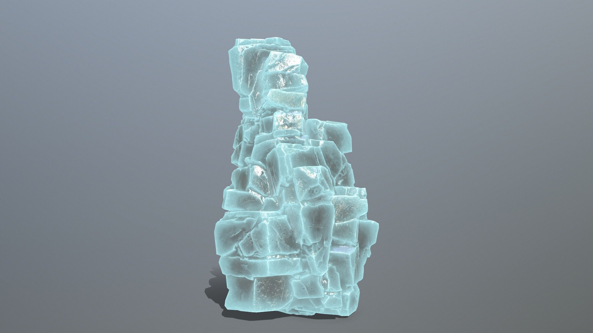 3D ice rock model - TurboSquid 2043670