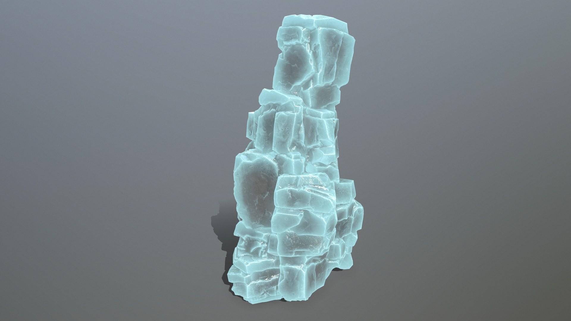 3D ice rock model - TurboSquid 2043670