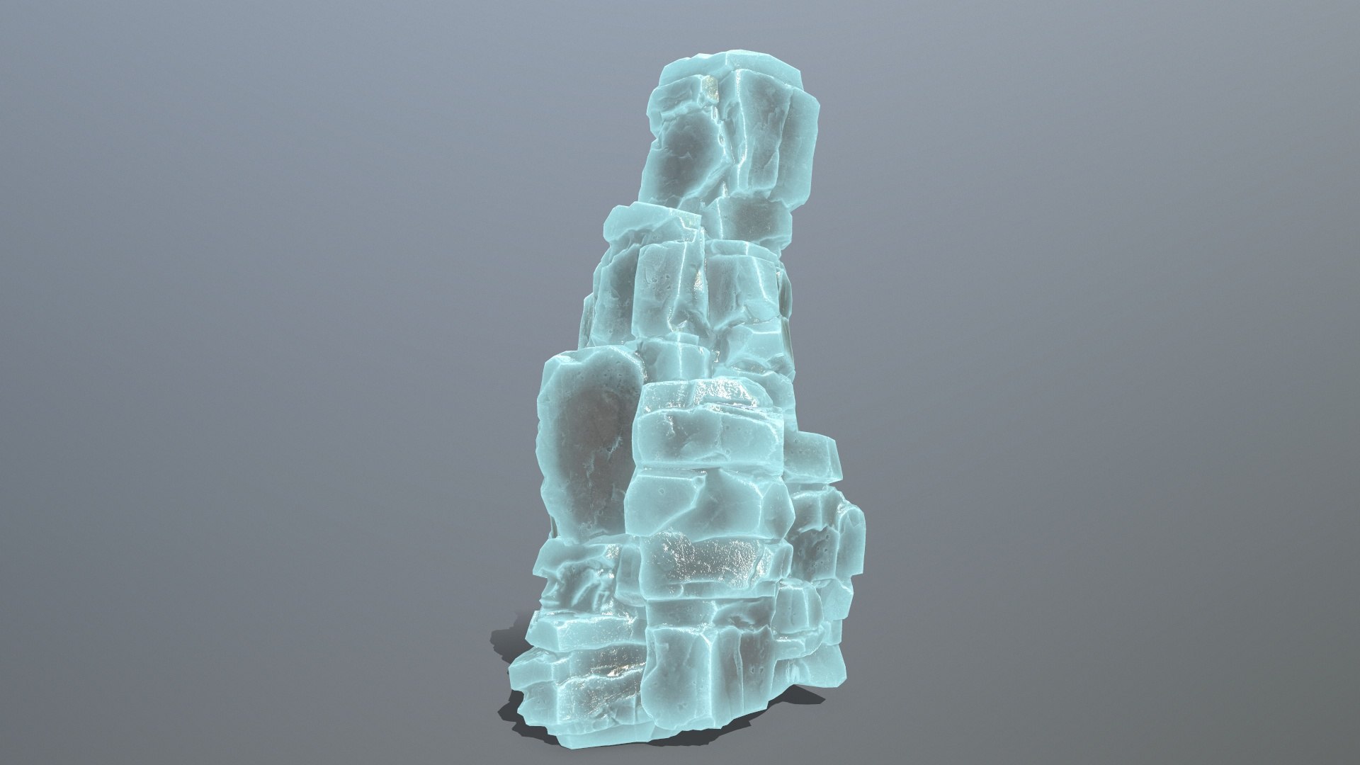 3D ice rock model - TurboSquid 2043670