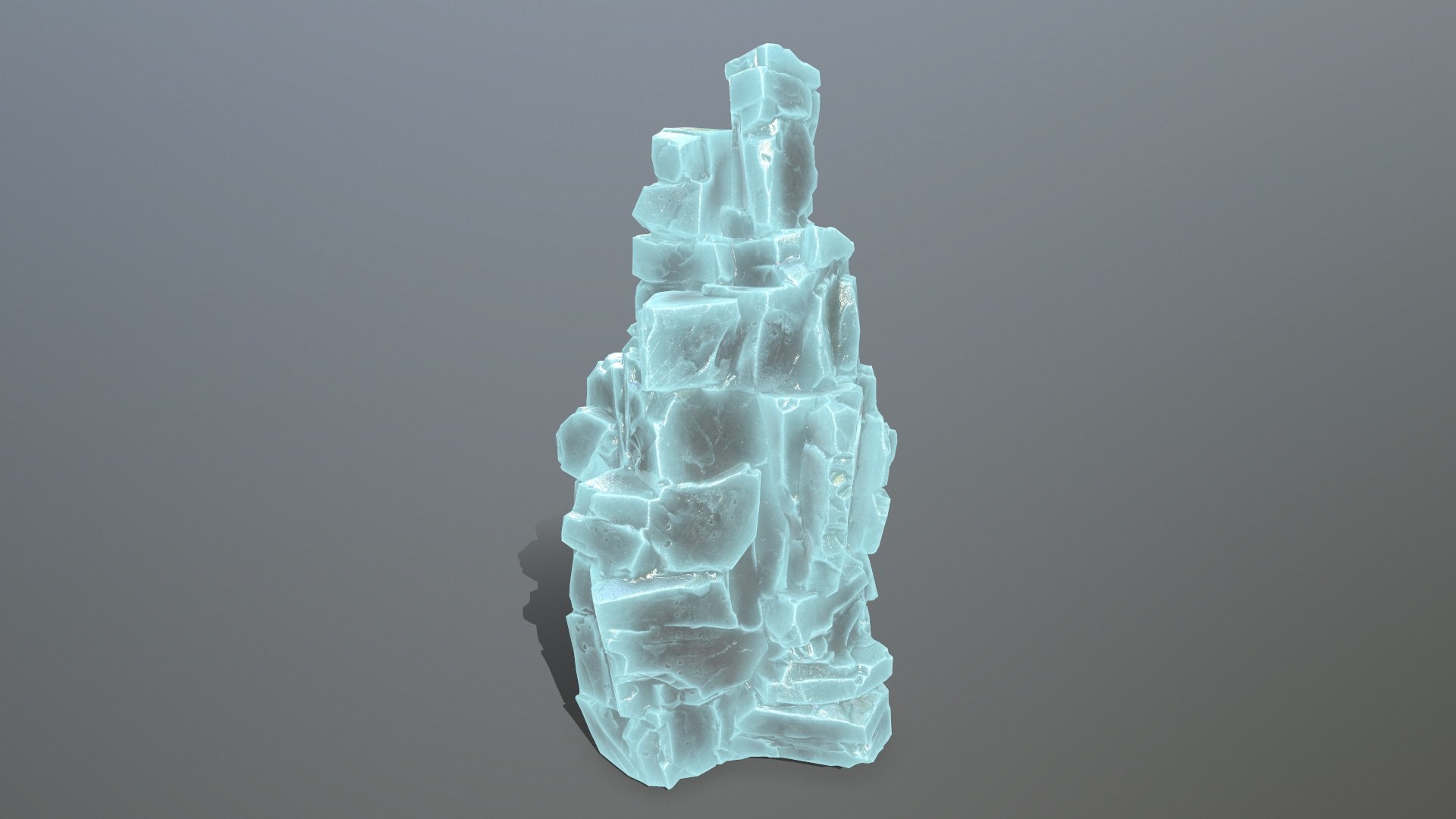3D ice rock model - TurboSquid 2043670