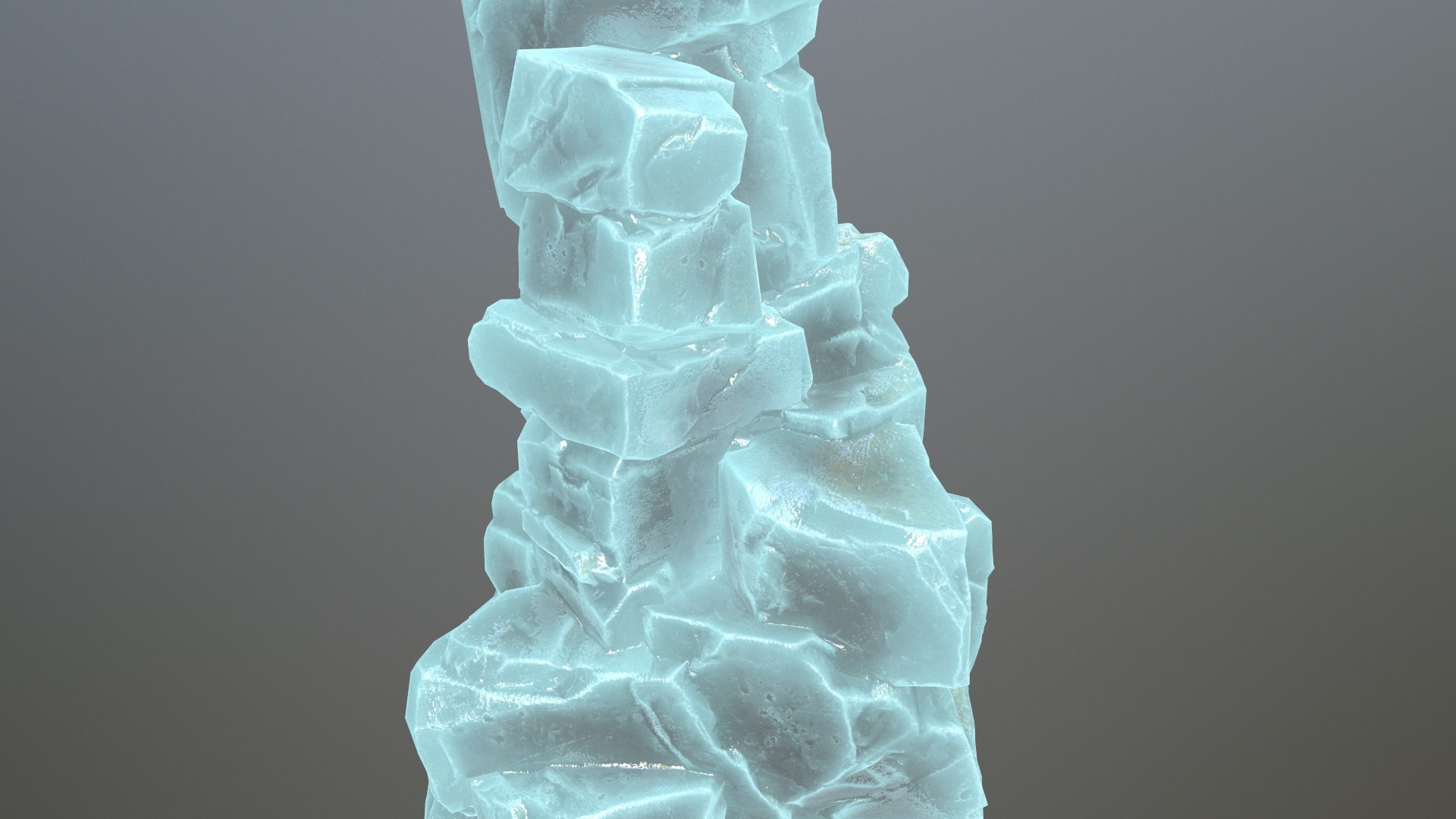 3D ice rock model - TurboSquid 2043670