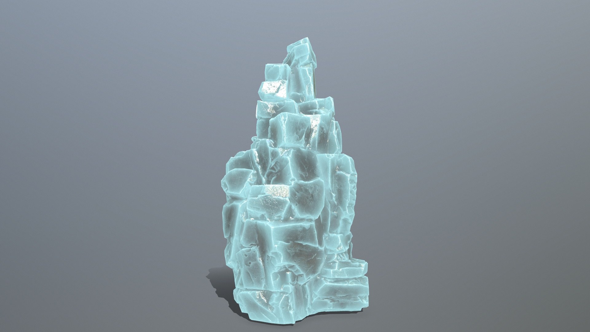 3D Ice Rock Model - TurboSquid 2043670