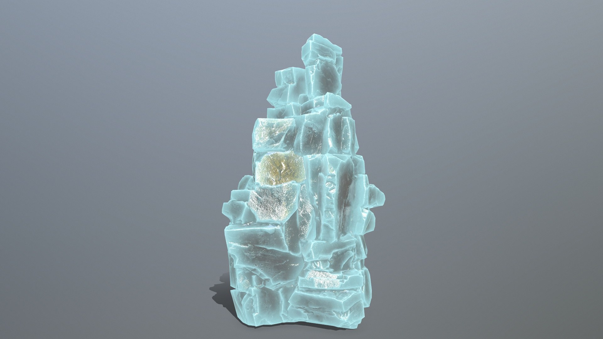 3D Ice Rock Model - TurboSquid 2043670
