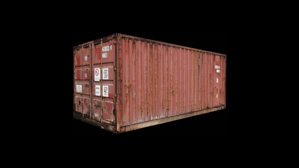 Free 3D rusty cargo container model - TurboSquid 1559804
