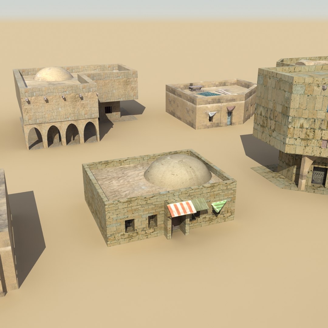 Middle Houses 3d Max