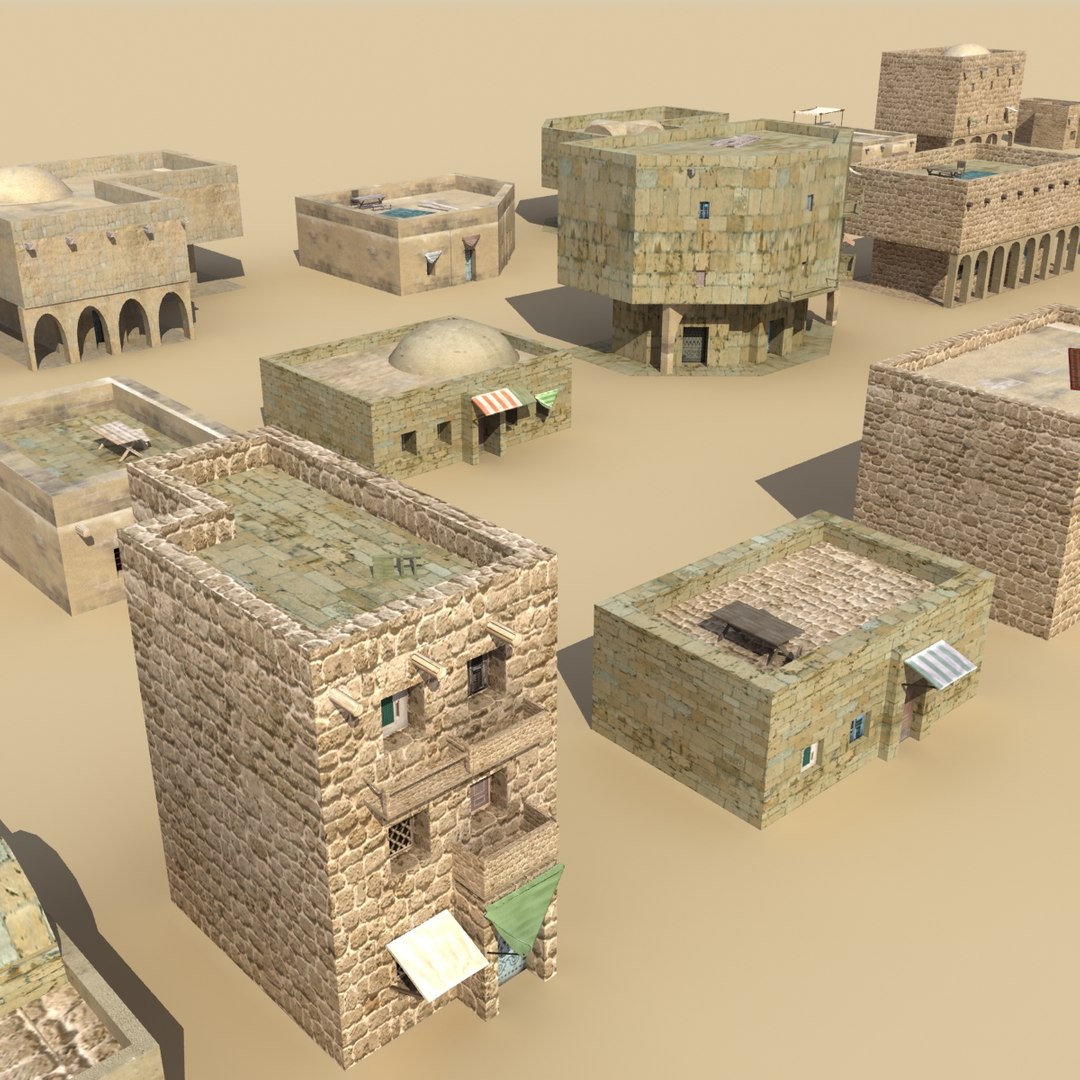 Middle Houses 3d Max