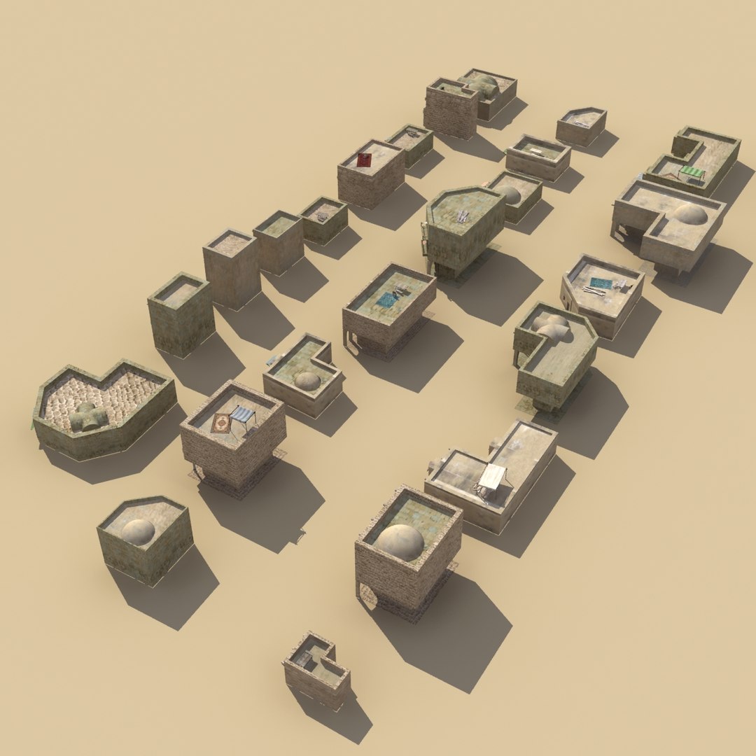 Middle Houses 3d Max