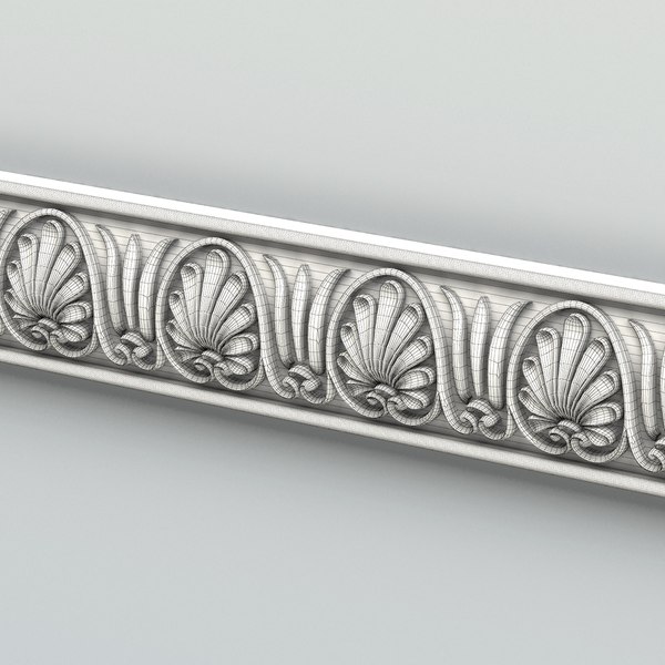 3d decorative molding model