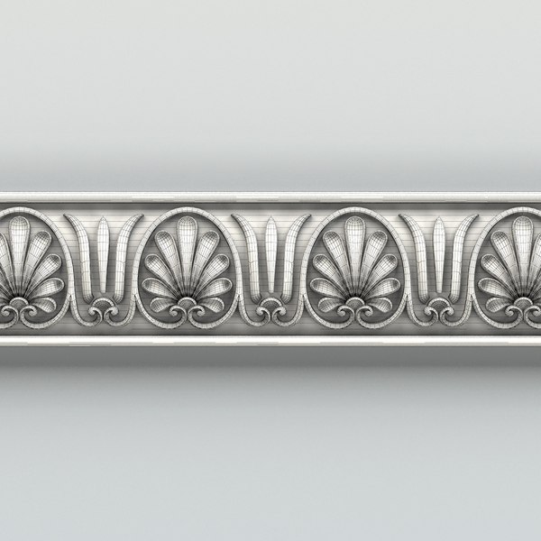 3d decorative molding model