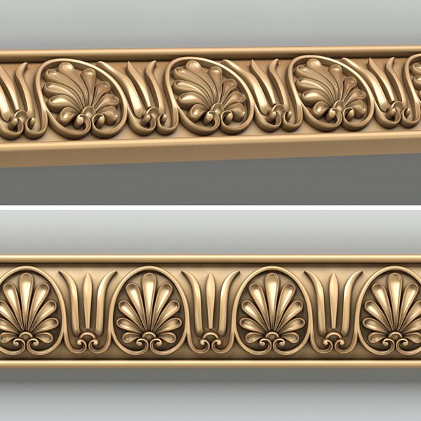 3d decorative molding model