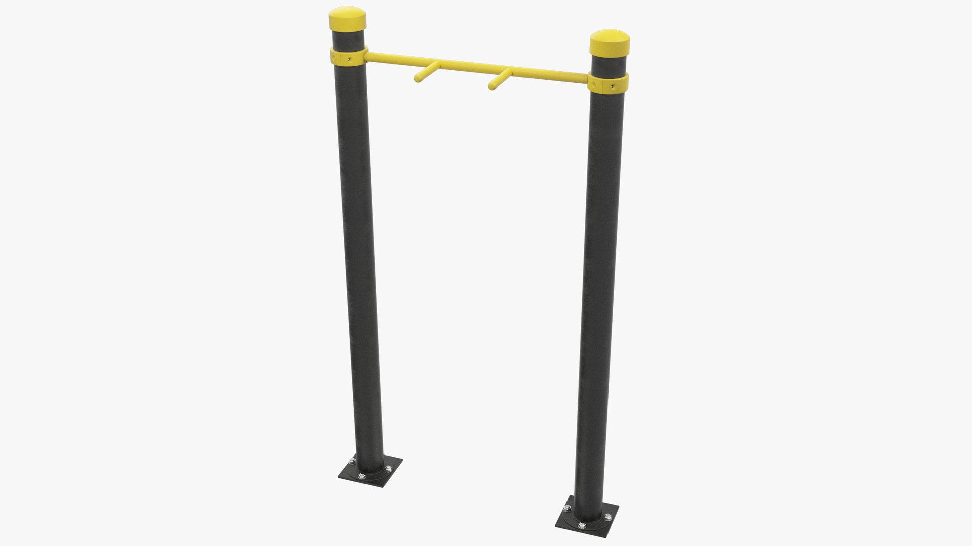 3D High Bar Workout Equipment V4 Model - TurboSquid 2082602