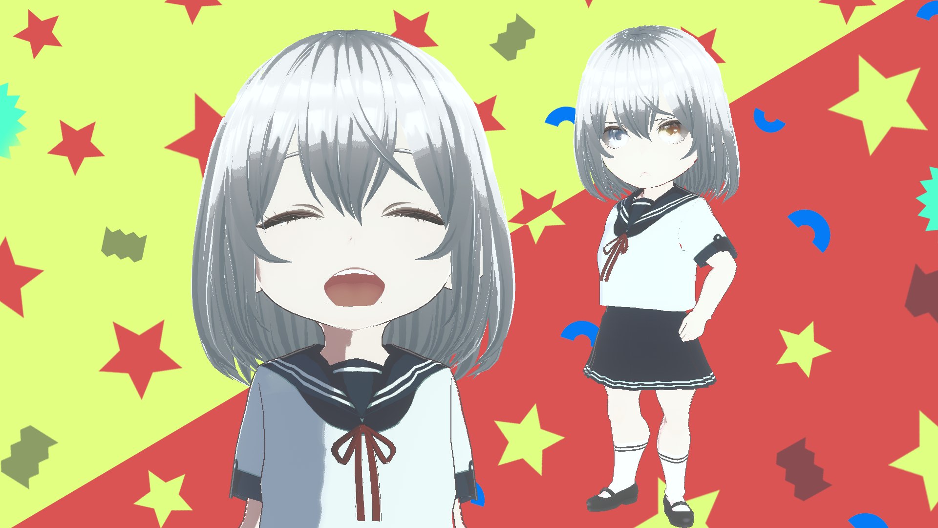 3D Cute Chibi Character Fully Rigged - TurboSquid 2429558