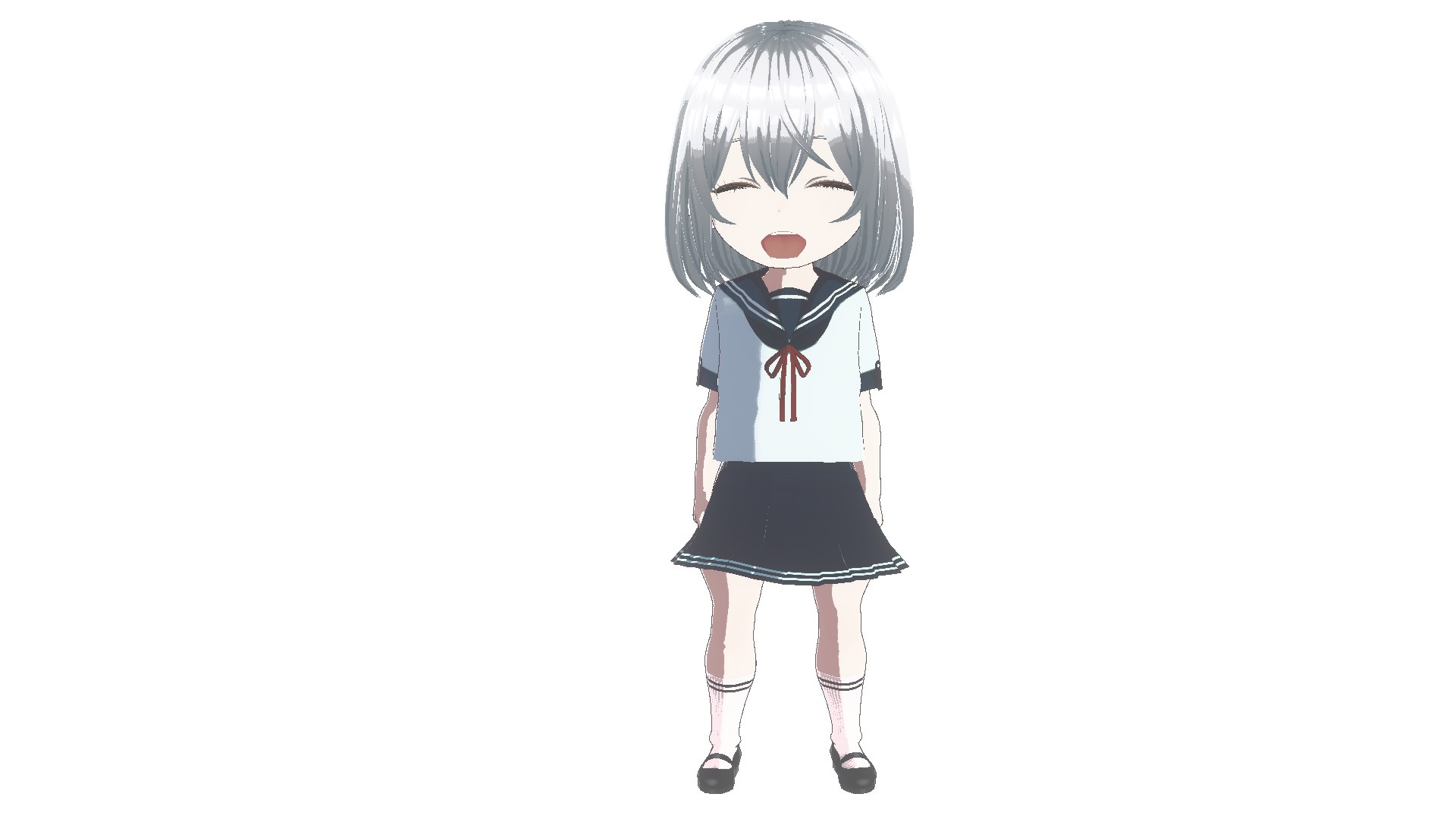 3D Cute Chibi Character Fully Rigged - TurboSquid 2429558