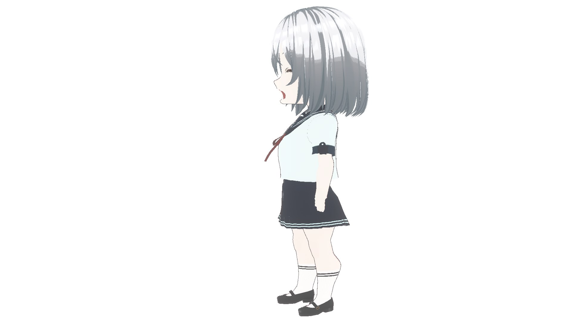 3D Cute Chibi Character Fully Rigged - TurboSquid 2429558