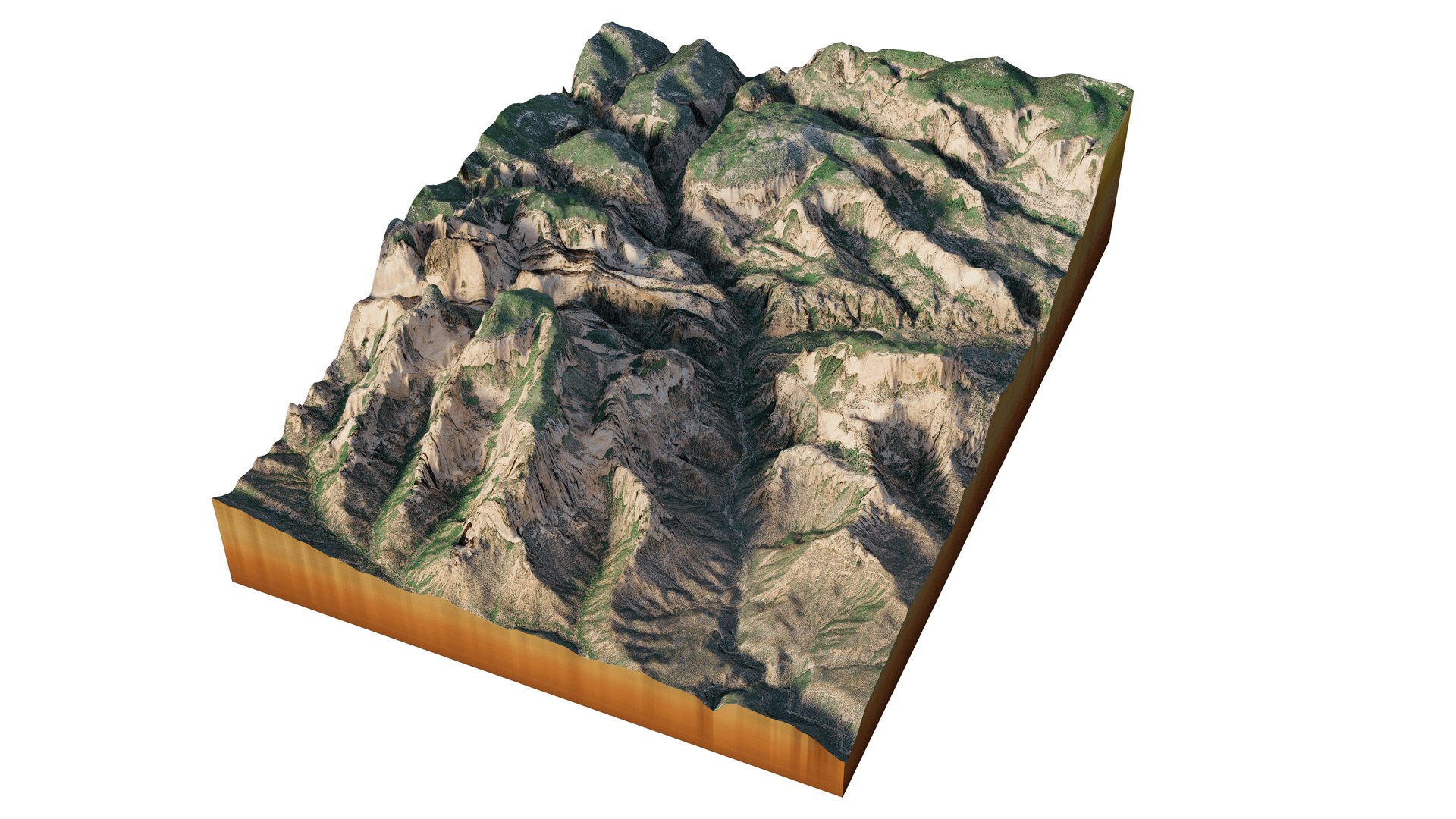 Kolob Canyon In Zion National Park Terrain 3D - TurboSquid 2083234