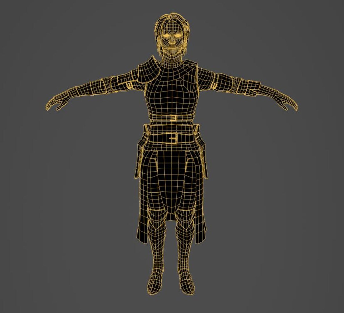 3D Corrupted Knight Low-poly - TurboSquid 1809811