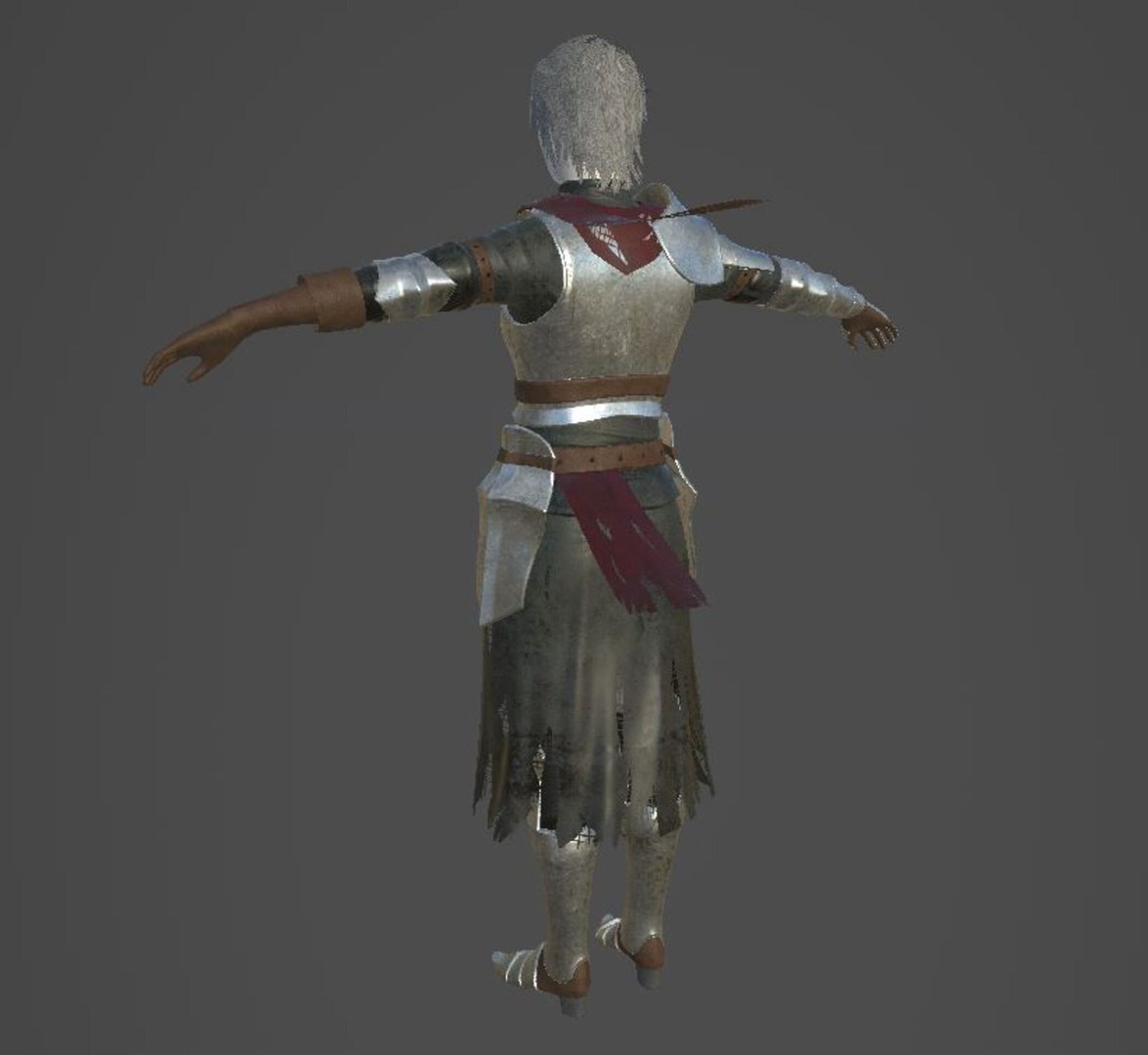 3D Corrupted Knight Low-poly - TurboSquid 1809811