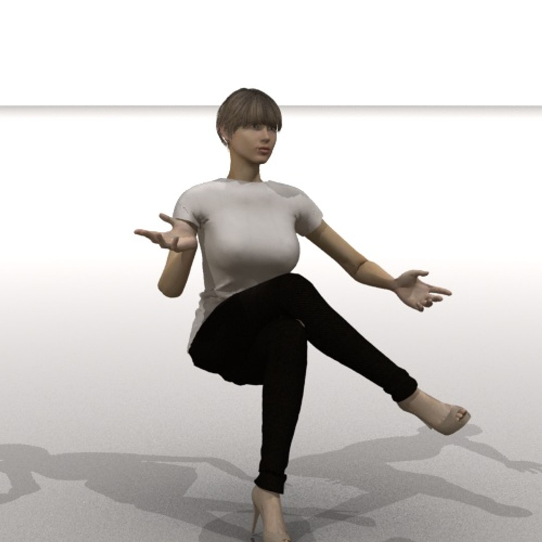 alice woman 3d model