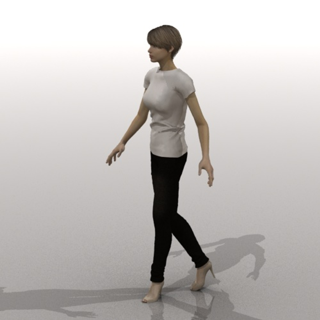 alice woman 3d model