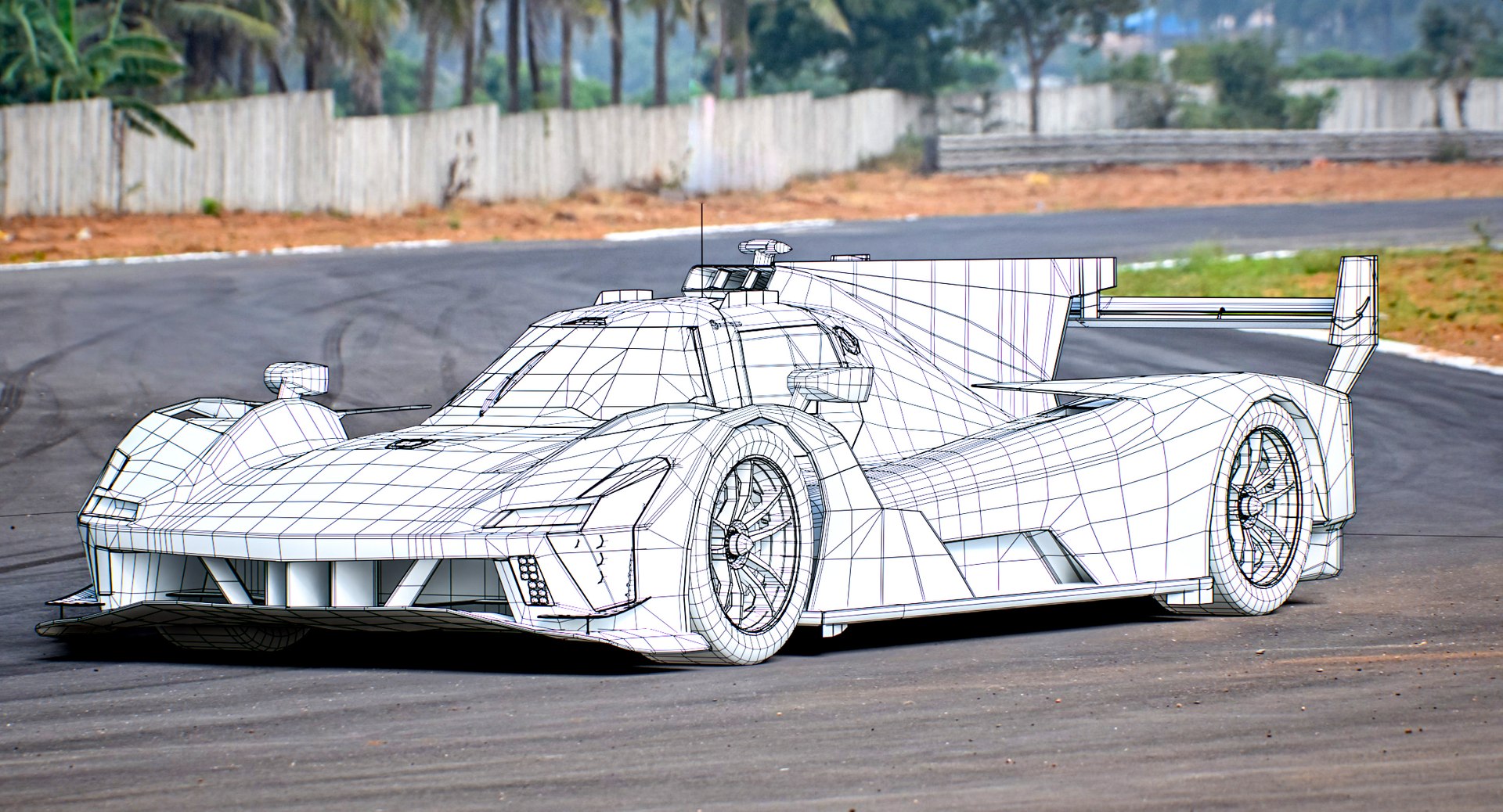 Cadillac V-LMDh Hypercar Season 2023 model - TurboSquid 1979092