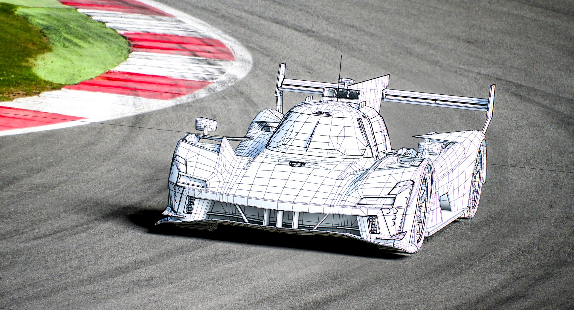 Cadillac V-LMDh Hypercar Season 2023 model - TurboSquid 1979092