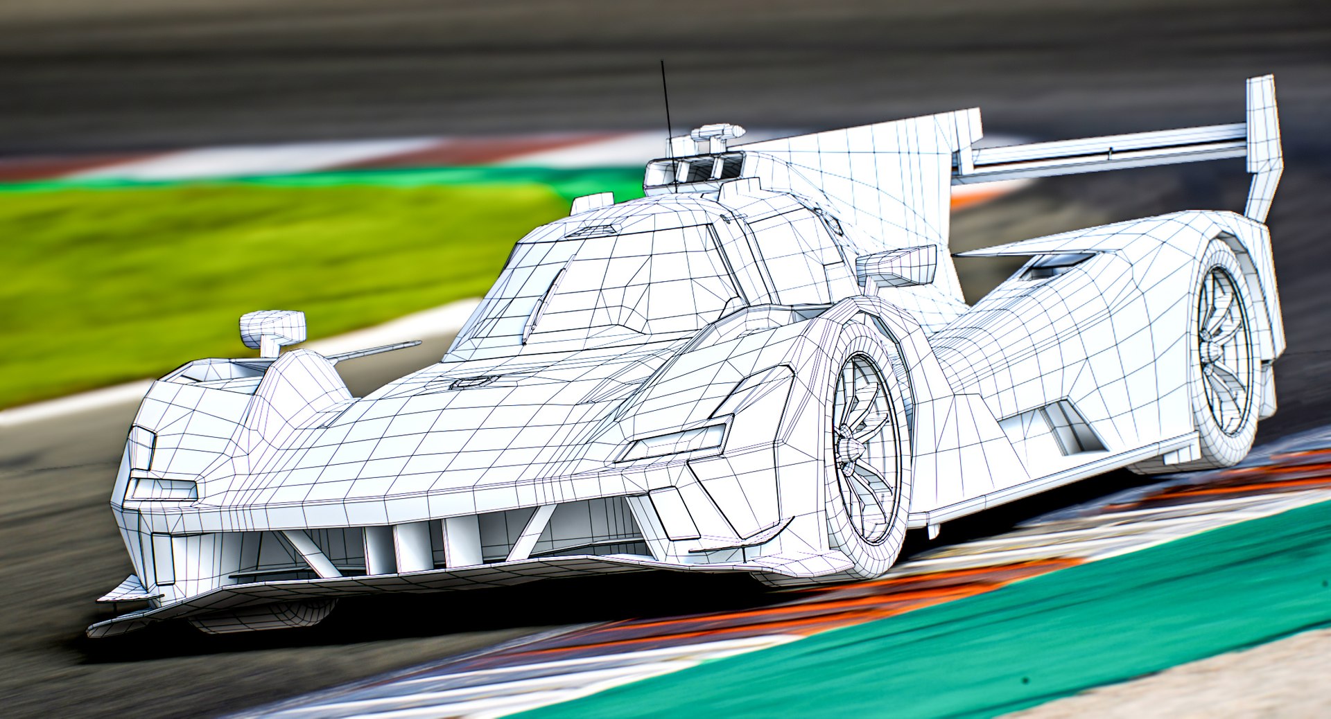 Cadillac V-LMDh Hypercar Season 2023 model - TurboSquid 1979092