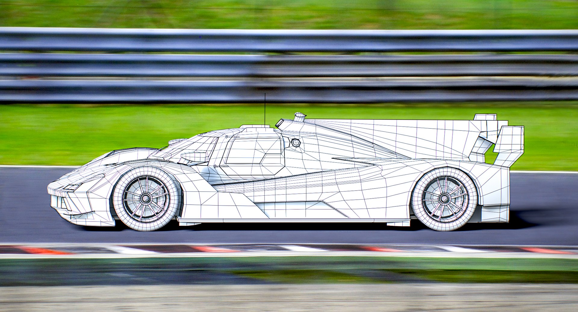 Cadillac V-LMDh Hypercar Season 2023 model - TurboSquid 1979092