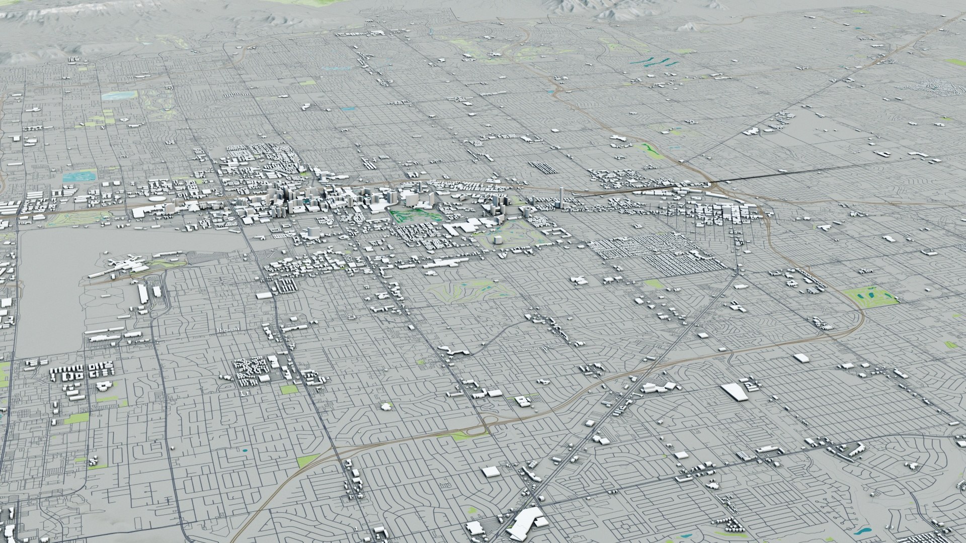 Las Vegas City Terrain 3D Model - TurboSquid 1516854