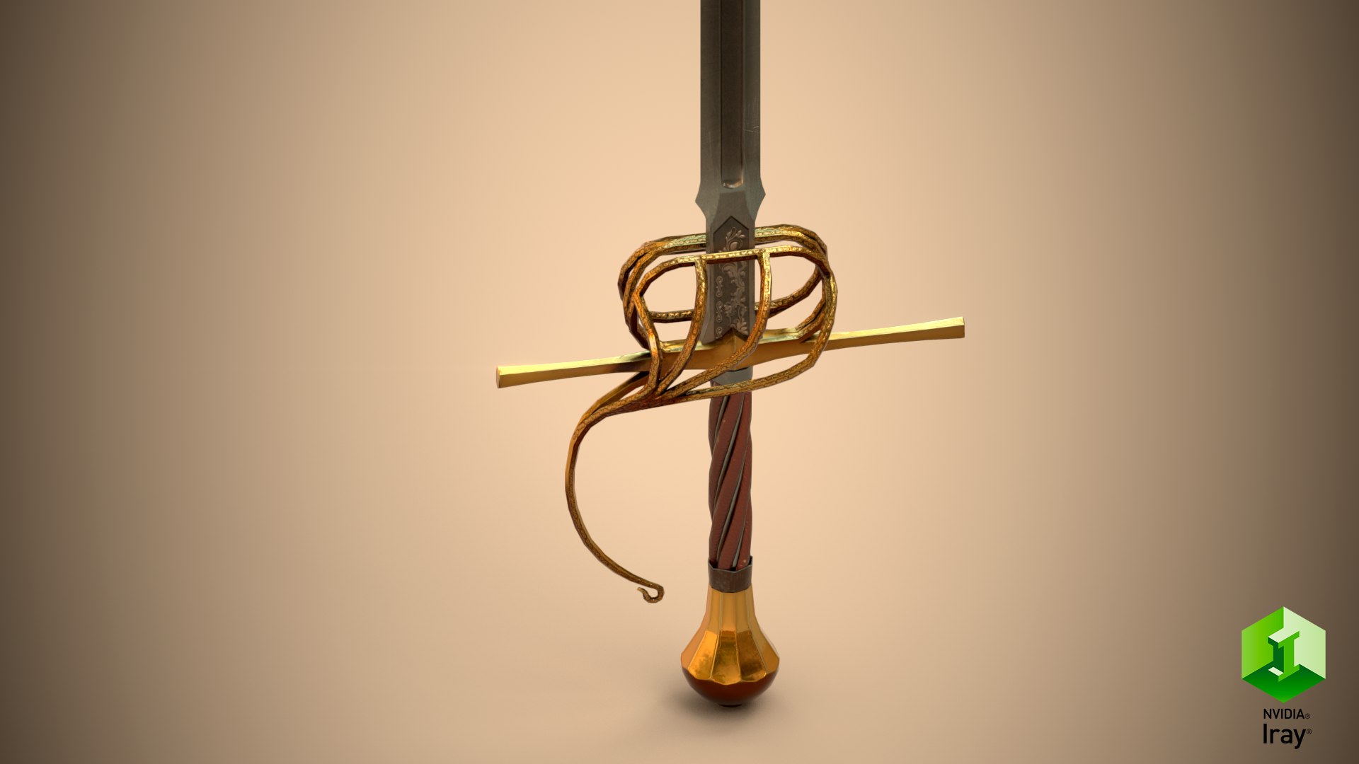 3D Weapon Rapier Model - TurboSquid 1427585