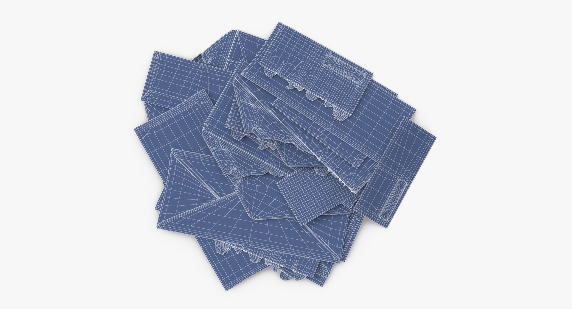 3D Opened Unopened Mail Pile Model - TurboSquid 1156195