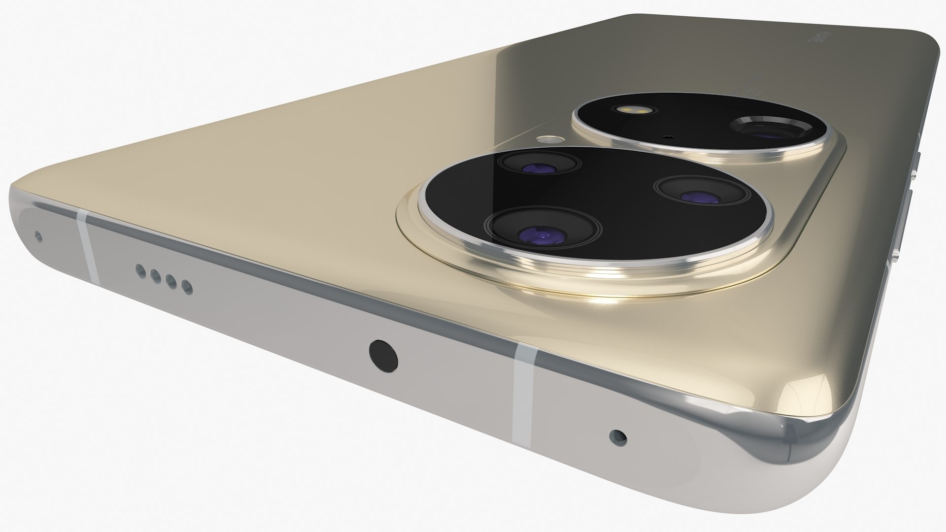 Huawei P50 Pro Gold 3D - TurboSquid 1845405