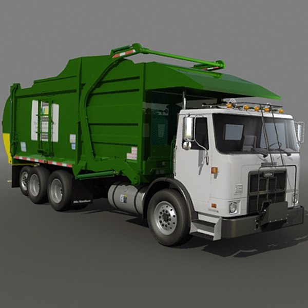 garbage truck 3d model