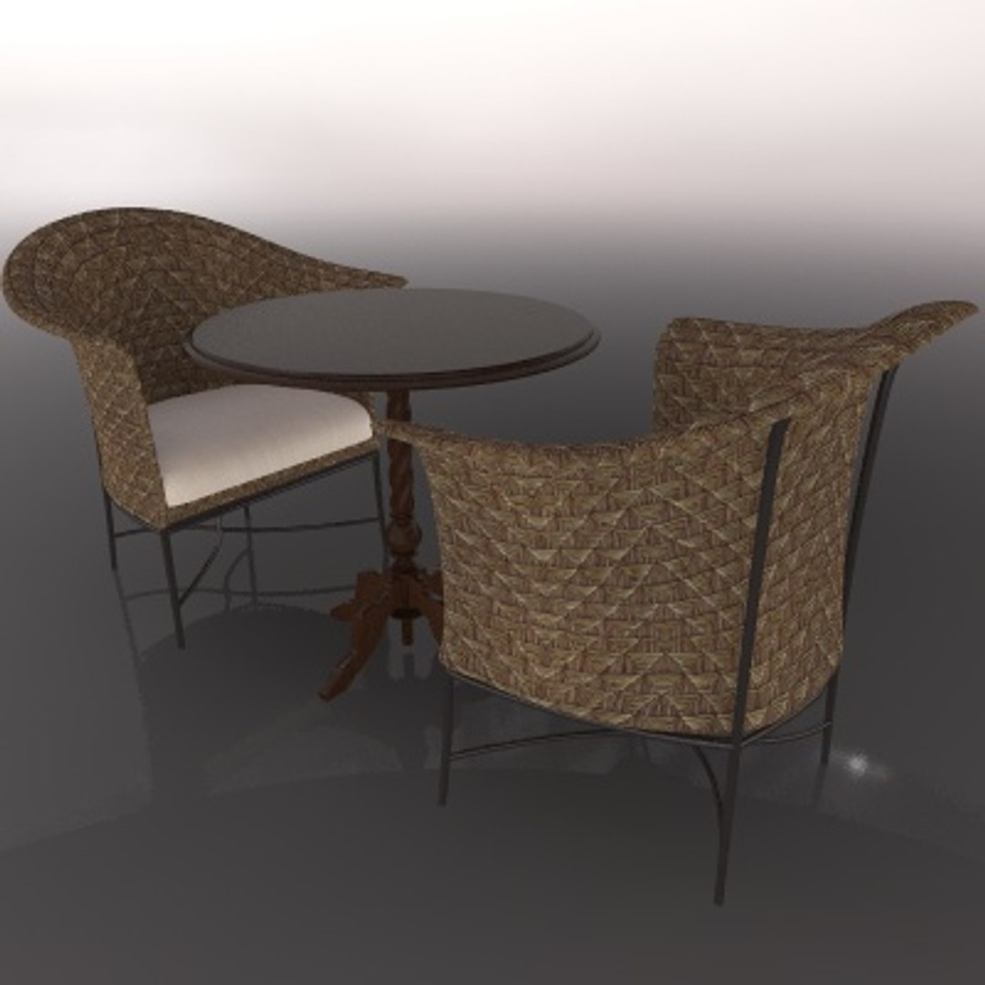 Cinema4d Table Chair