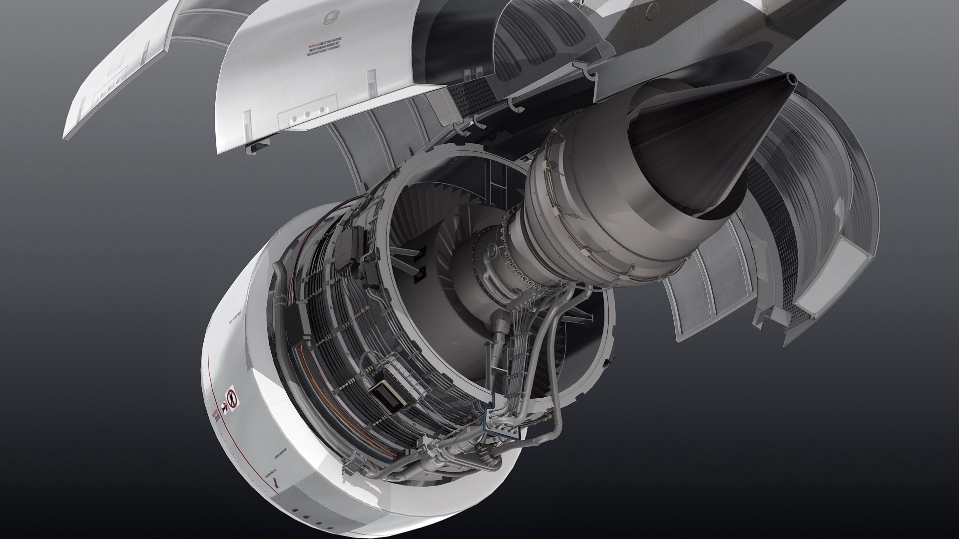 3d Model Jet Engine