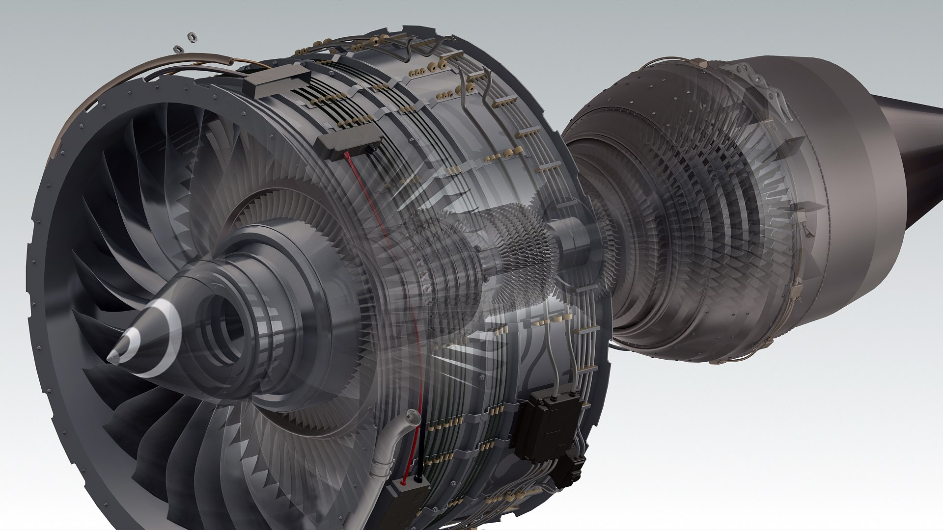 3d Model Jet Engine