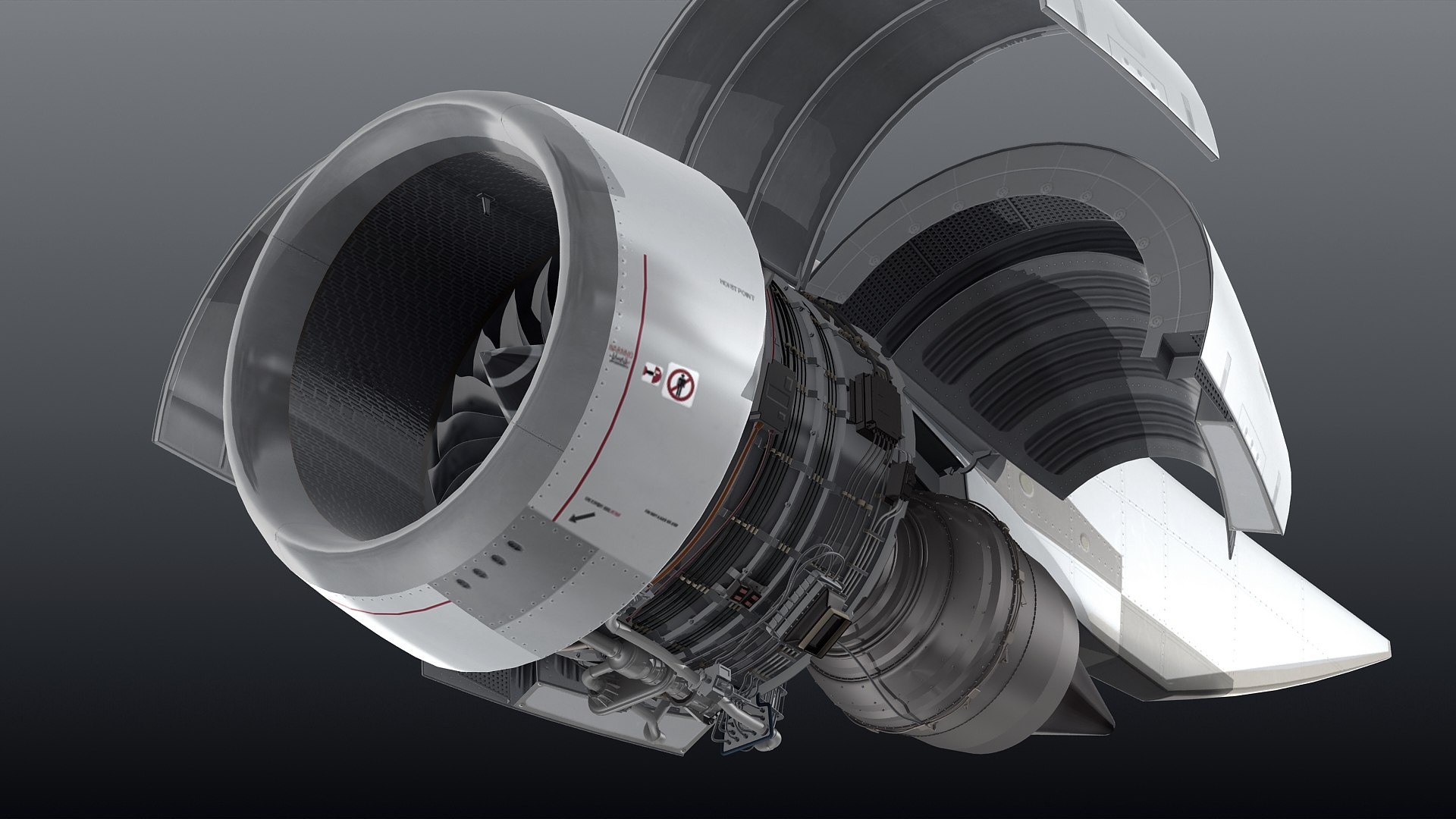 3d Model Jet Engine
