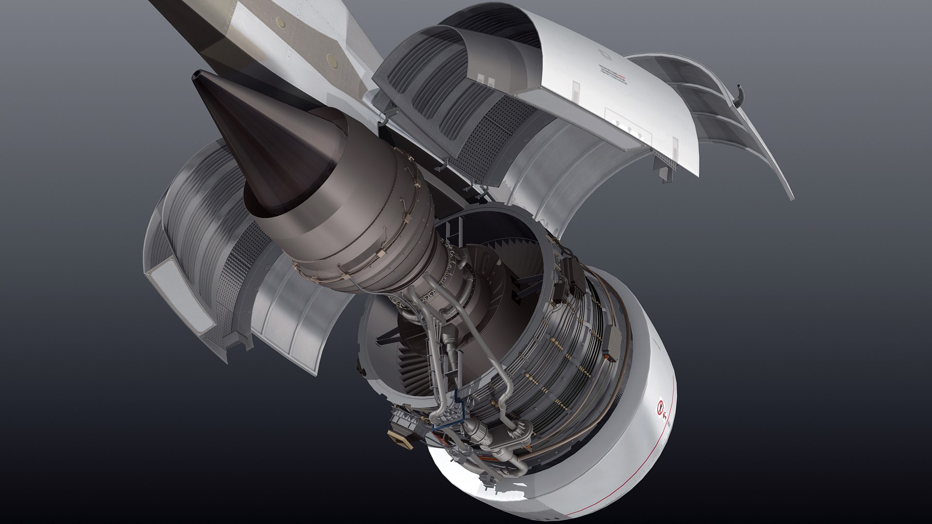 3d Model Jet Engine
