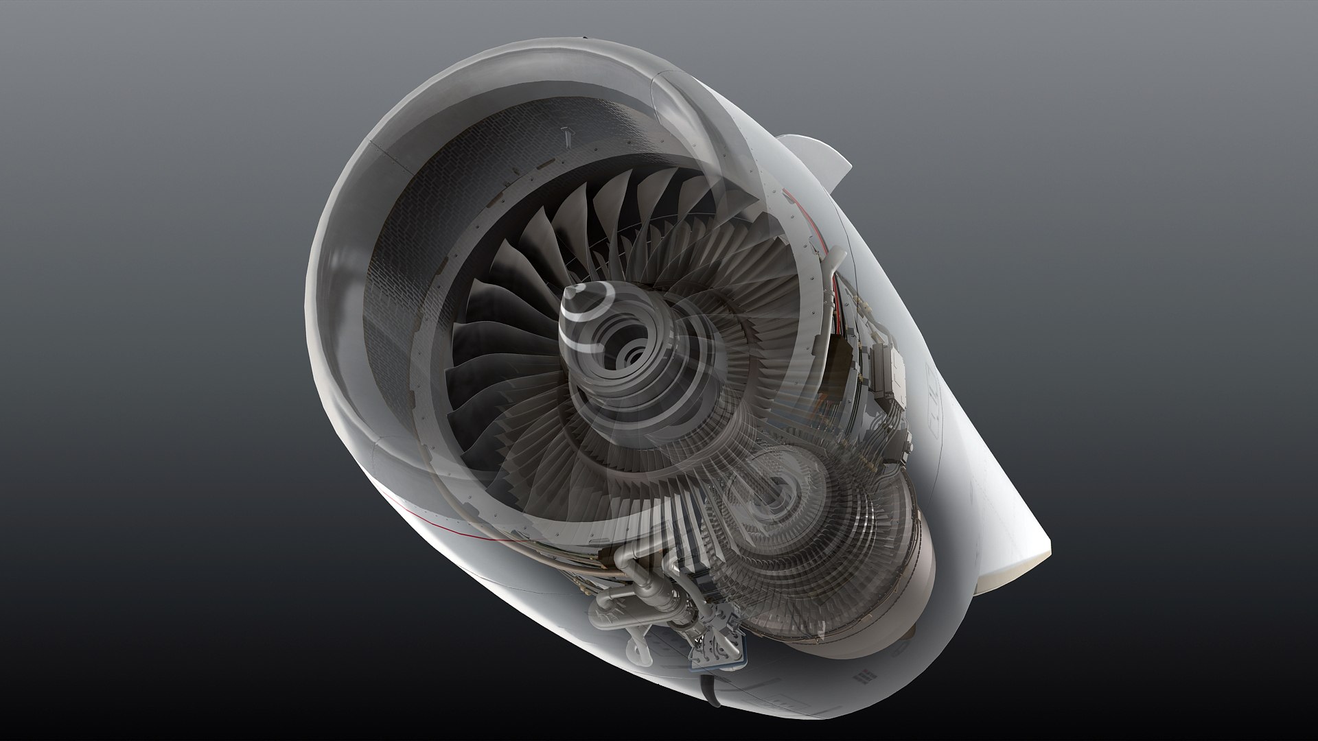 3d Model Jet Engine