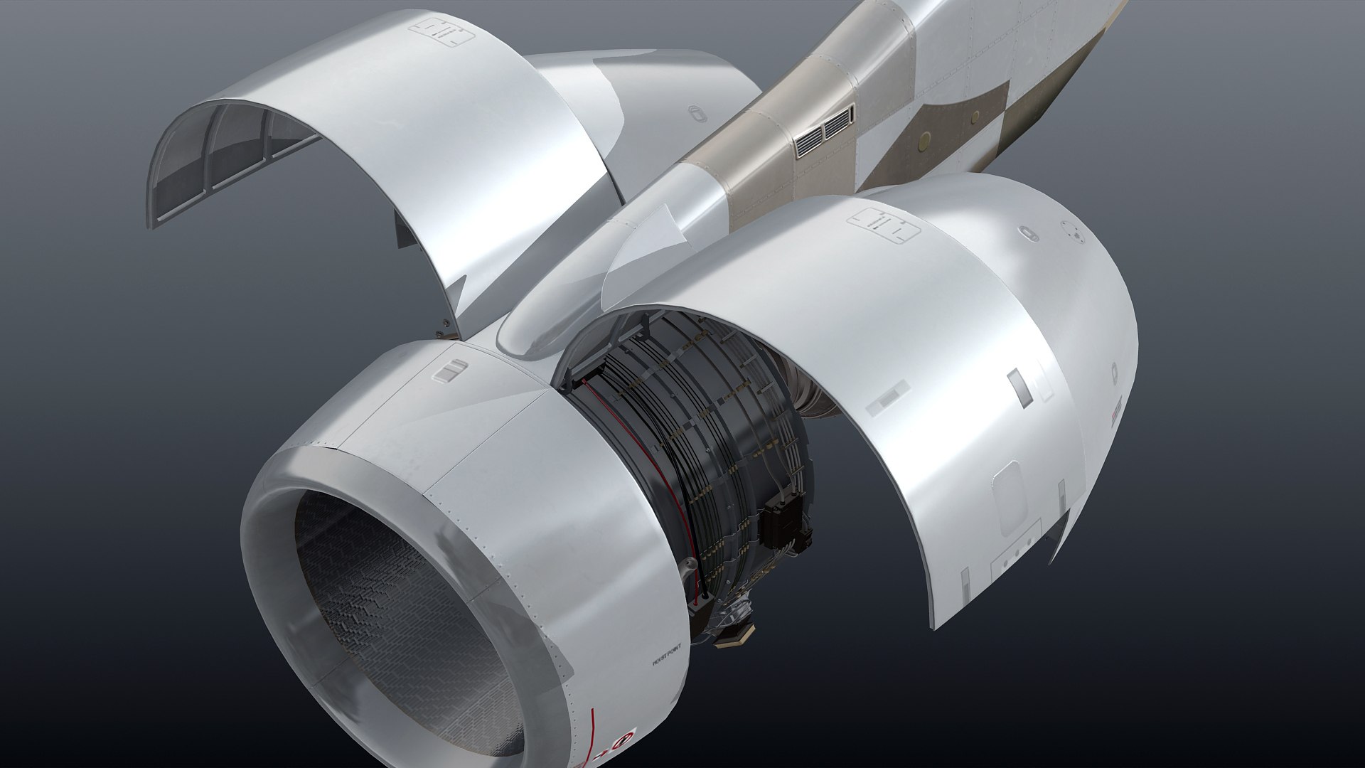 3d Model Jet Engine