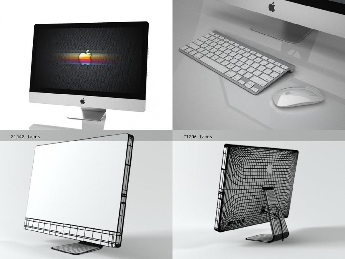 3D Imac Apple Model - TurboSquid 1189500